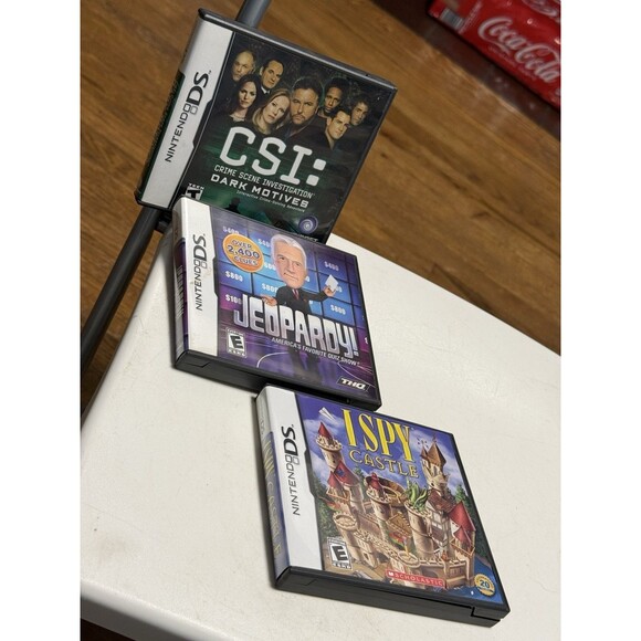 Video Games & Consoles | Nintendo Ds Games Lot Of 3 Csi Jeopardy I Spy ...